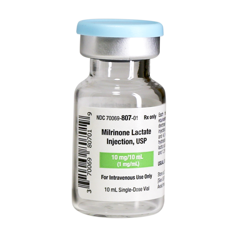 Milrinone Lactate for Injection, USP – Somerset Pharma LLC