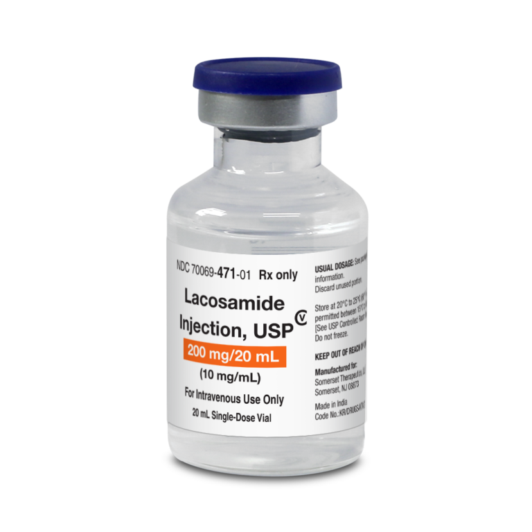 Lacosamide for Injection, USP – Somerset Pharma LLC